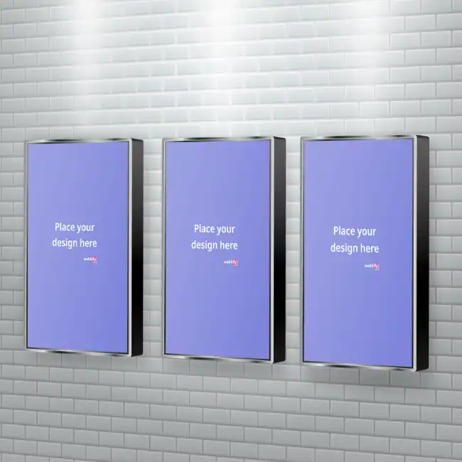 Multiple Poster Mockup Free Download | Mokkify